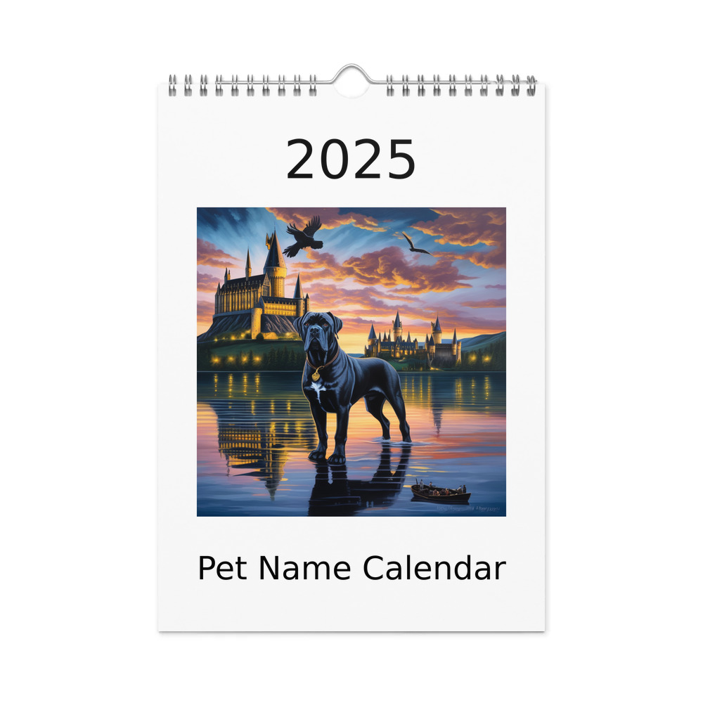 PugMug | Custom Cane Corso Wall Calendar (2026) | Personalized Dog ...